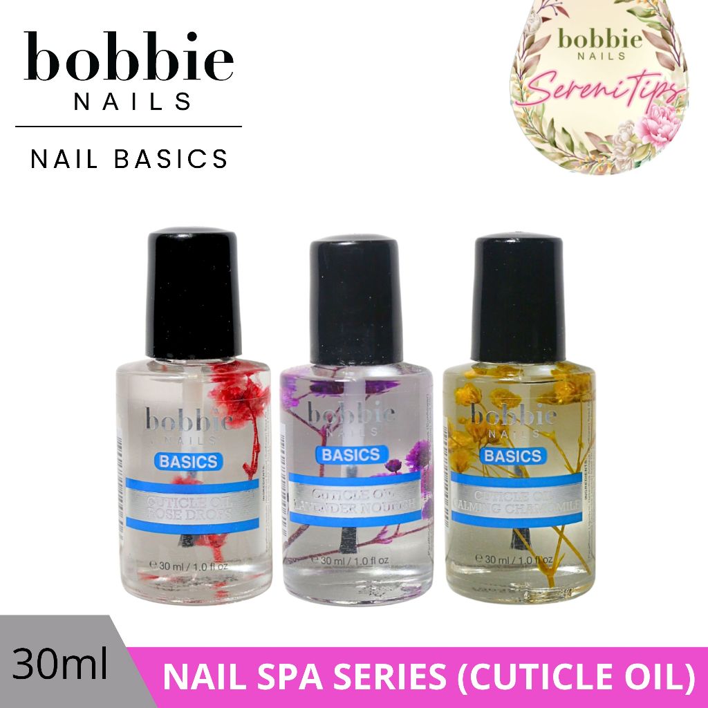 Bobbie Nails Nail Basics 30ml - Nail Spa Series (Cuticle Oil) | Shopee ...