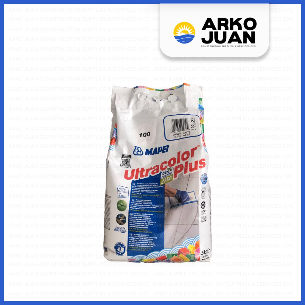 MAPEI ULTRACOLOR PLUS #100 WHITE MOLD RESISTANT TILE GROUT | Shopee ...
