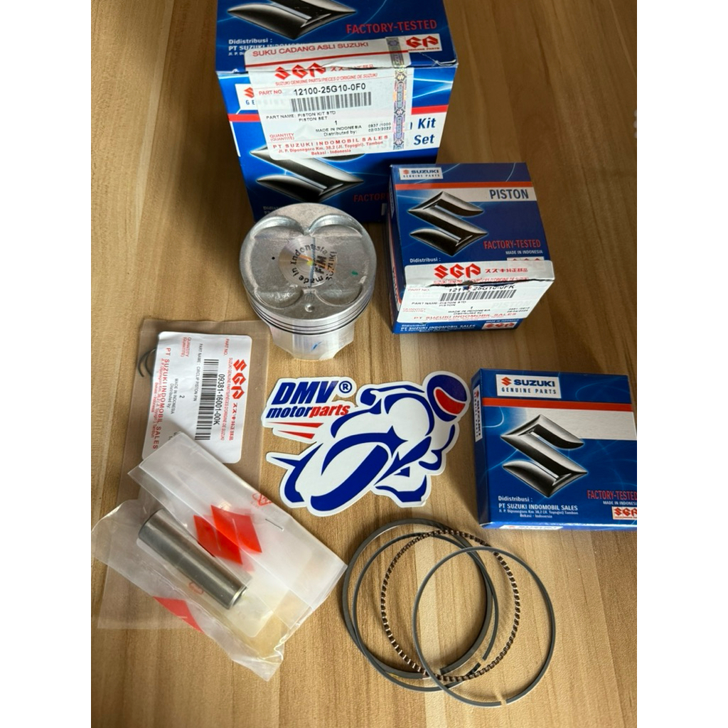 Suzuki Genuine Piston Kit (Stock) for RAIDER 150 Carb | Shopee Philippines