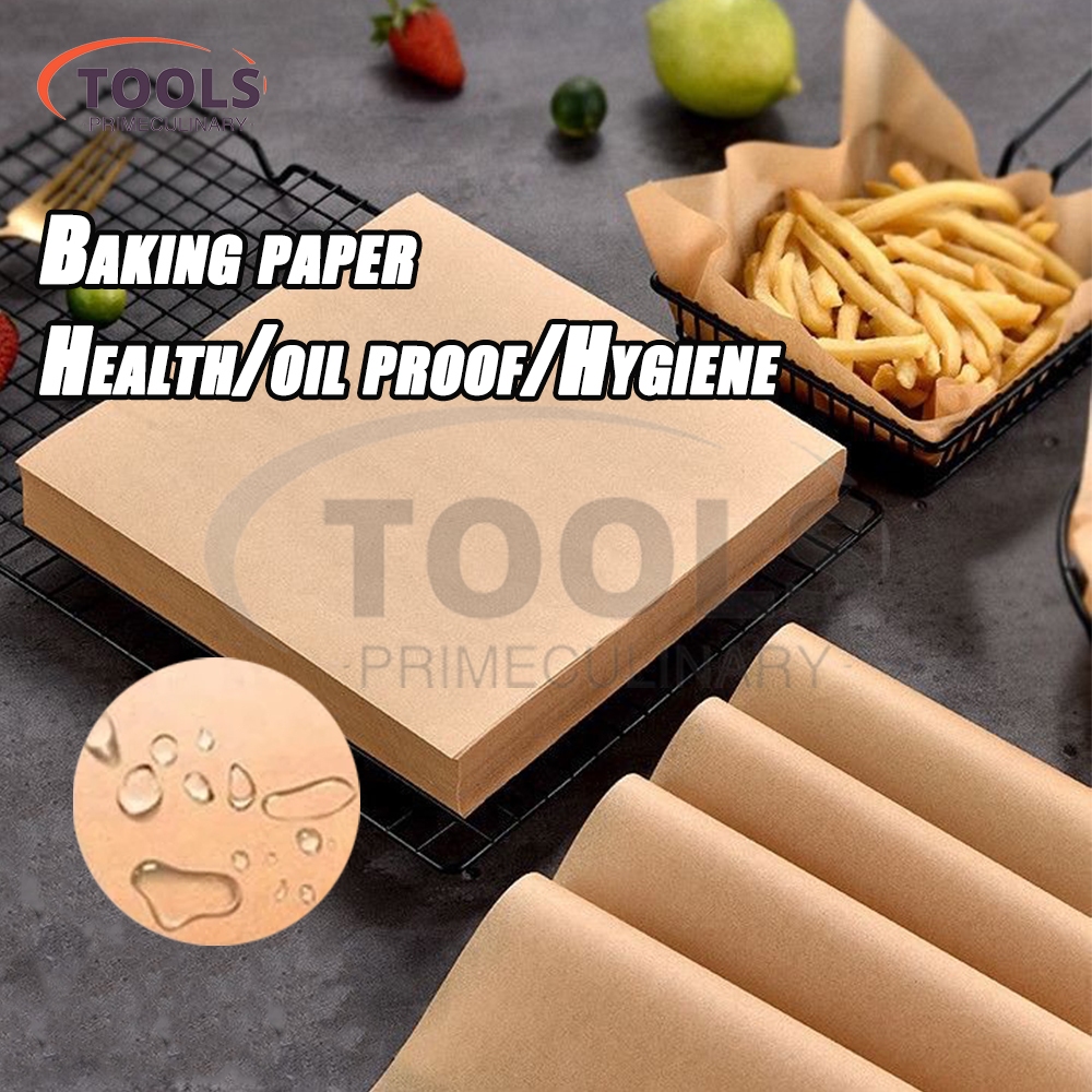 100pcs Food Greaseproof Food Paper Baked Paper Burger French Fries Wax ...