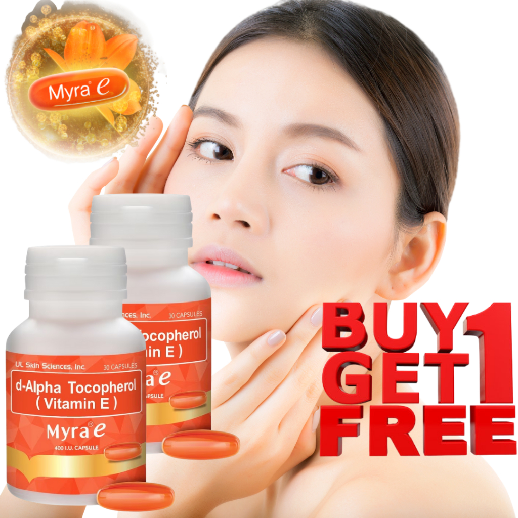 Myra E 400 IU 30 Softgels Bottle - Supports Skin Health | Shopee Philippines