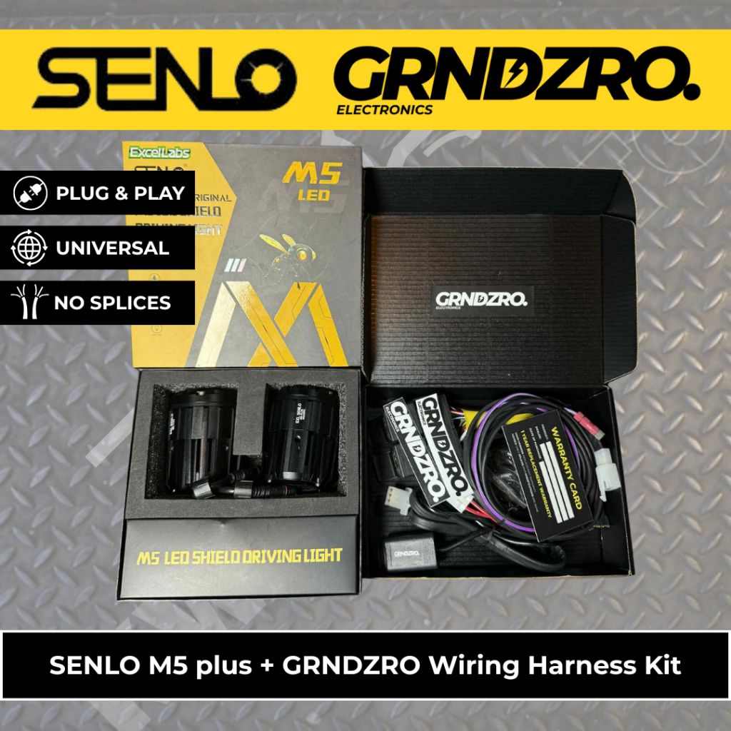 SENLO M5 Plus with GRNDZRO wiring harness kit | Shopee Philippines