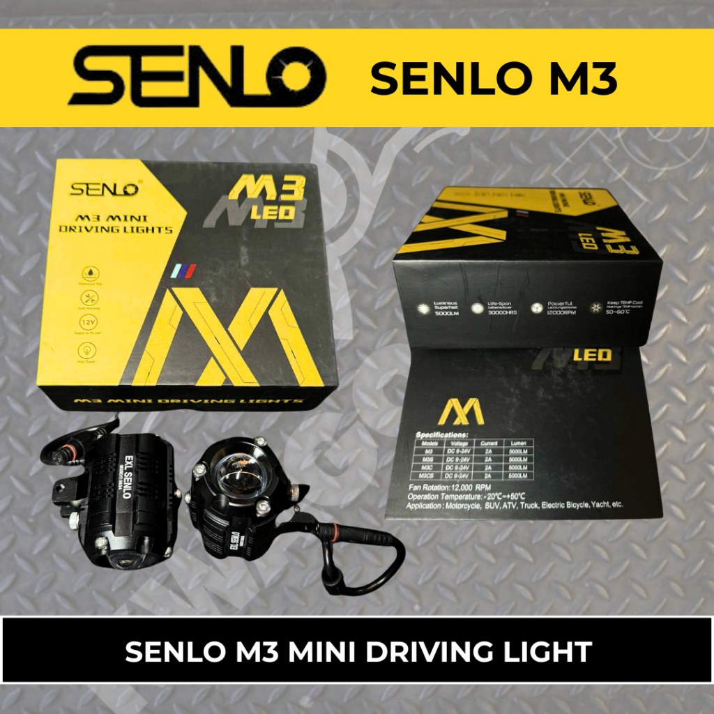 SENLO M3 Mini Driving Light | Shopee Philippines