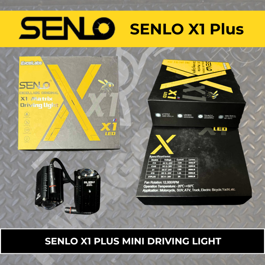 SENLO X1 PLUS Mini driving light | Shopee Philippines