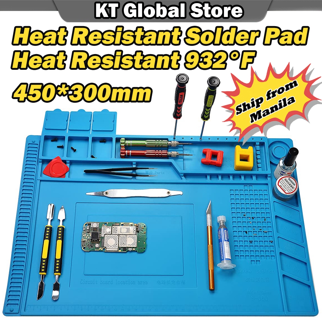 Large Anti-static Magnetic Silicone Pad, Repair Pad With Scale, for ...