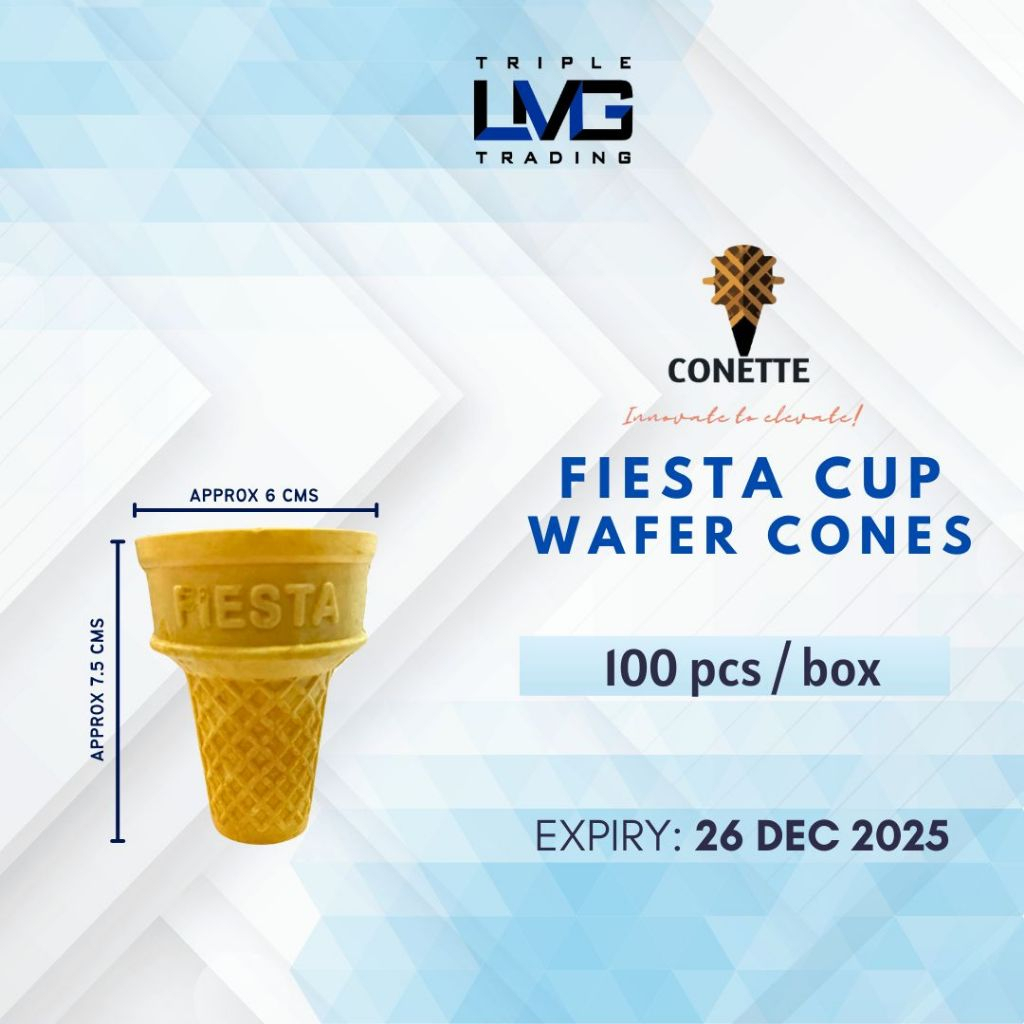 Fiesta Cup Wafer Cones 100 pcs | 500pcs | Shopee Philippines