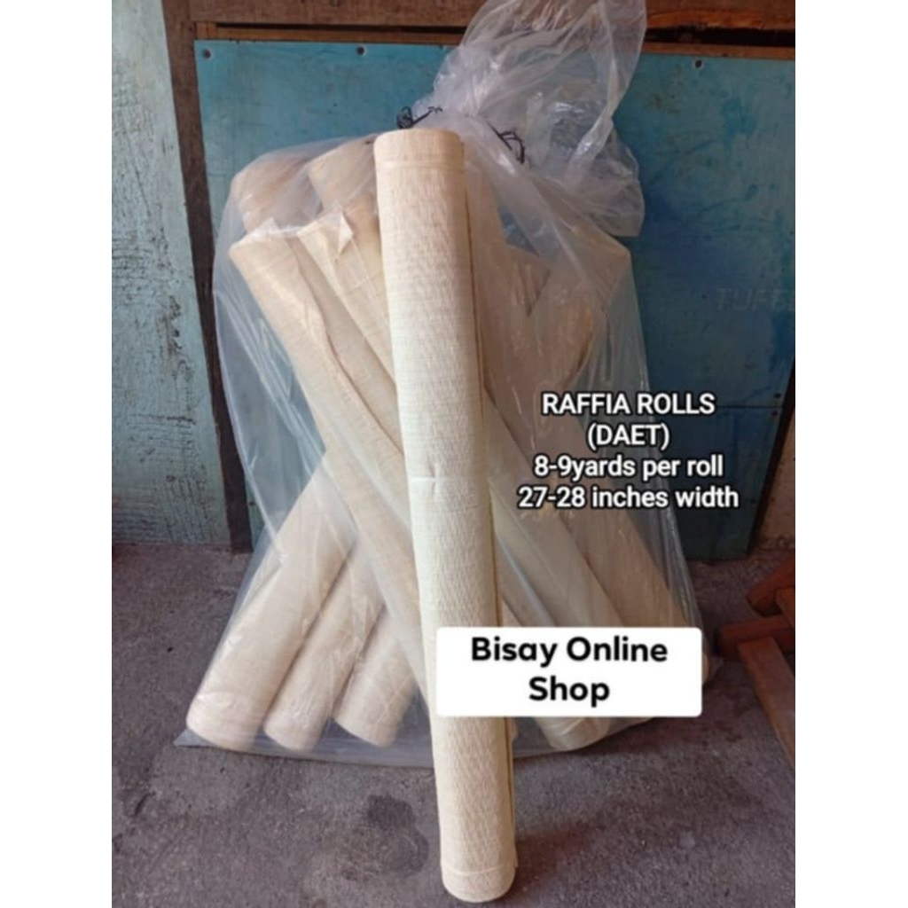 (DAET) RAFFIA CLOTH 1 ROLL | SAGURAN | FROM VISAYAS | Shopee Philippines