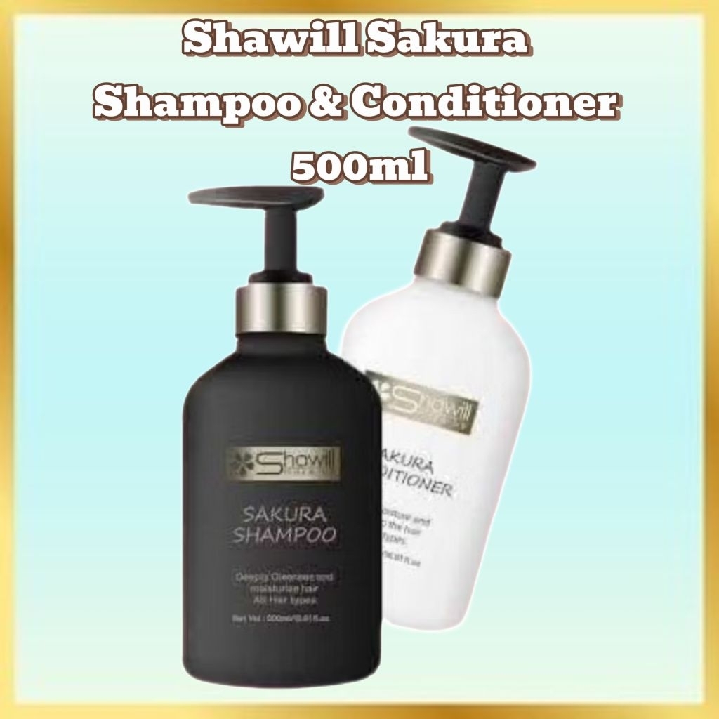 Shawill Sakura Shampoo And Conditioner 500ml | Shopee Philippines