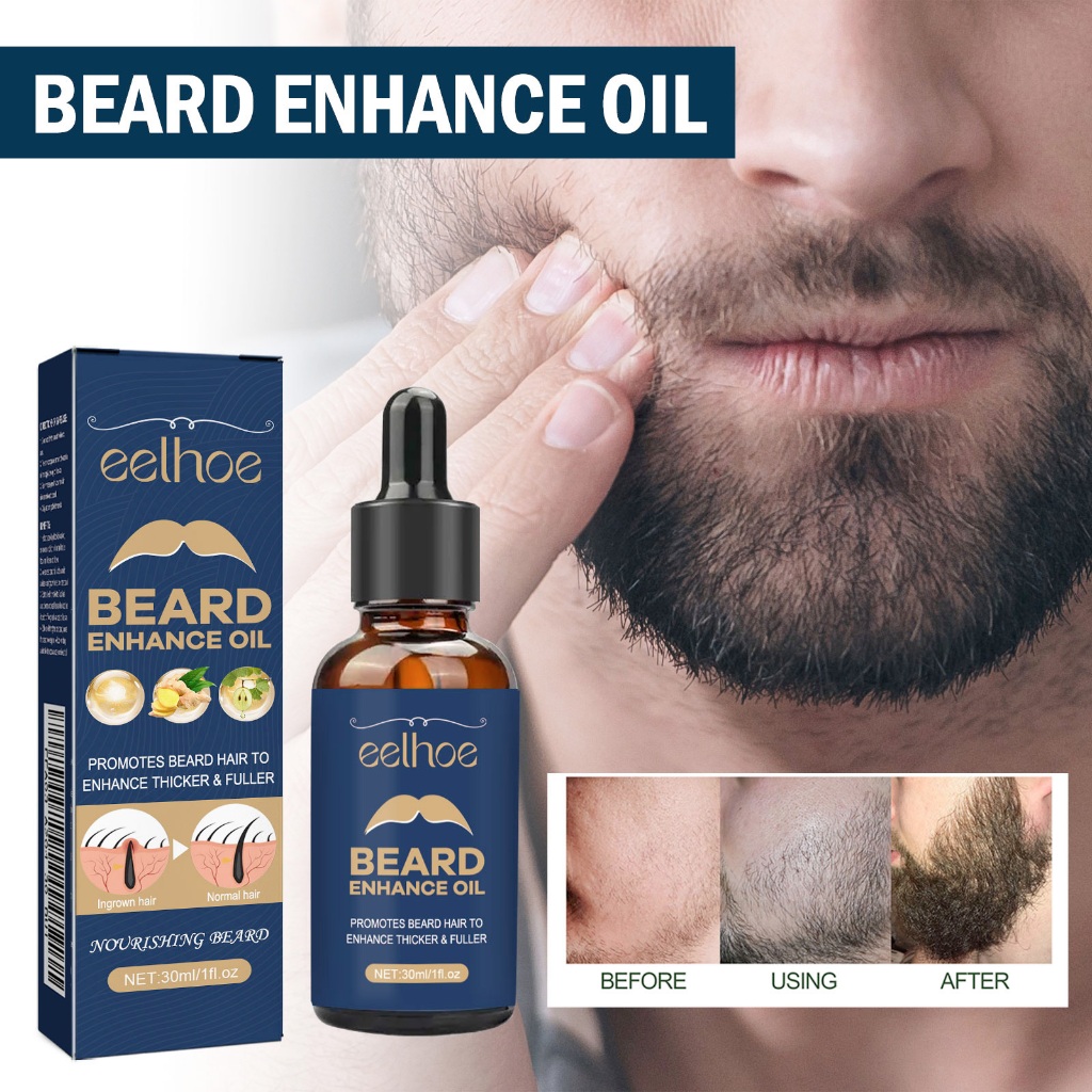Beard Growth Enhancer Oil - Natural Solution for Patchy Beards & Ingrown Hairs | Shopee Philippines