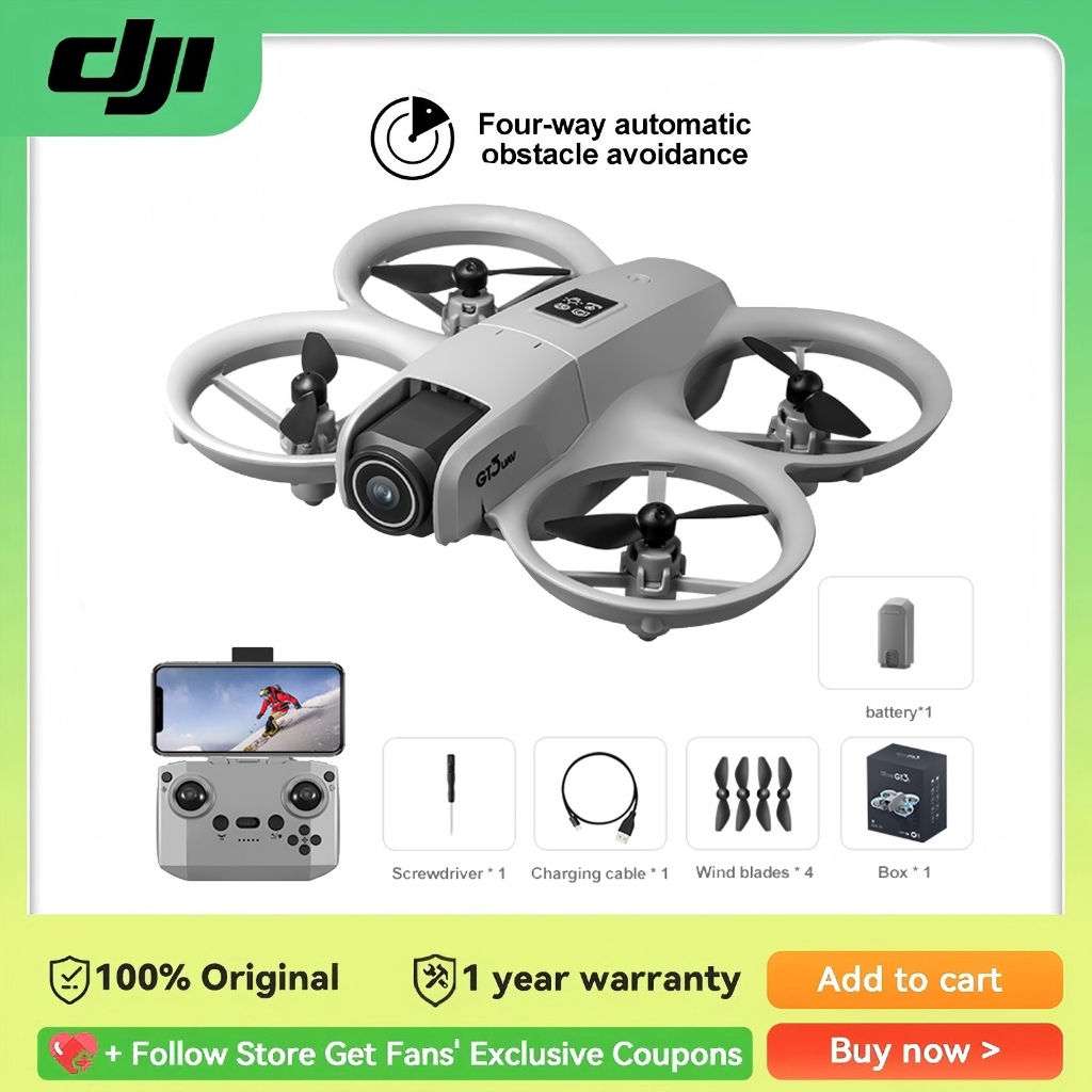Gt3 DJI Mini Drone With Camera camera 4k/8k HD wide angle WiFi remote ...