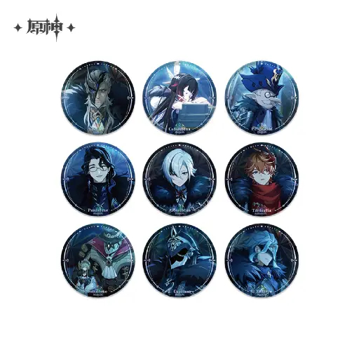 Official miHoYo Genshin Impact Fatui Harbinger Series Badge Pin | Shopee Philippines