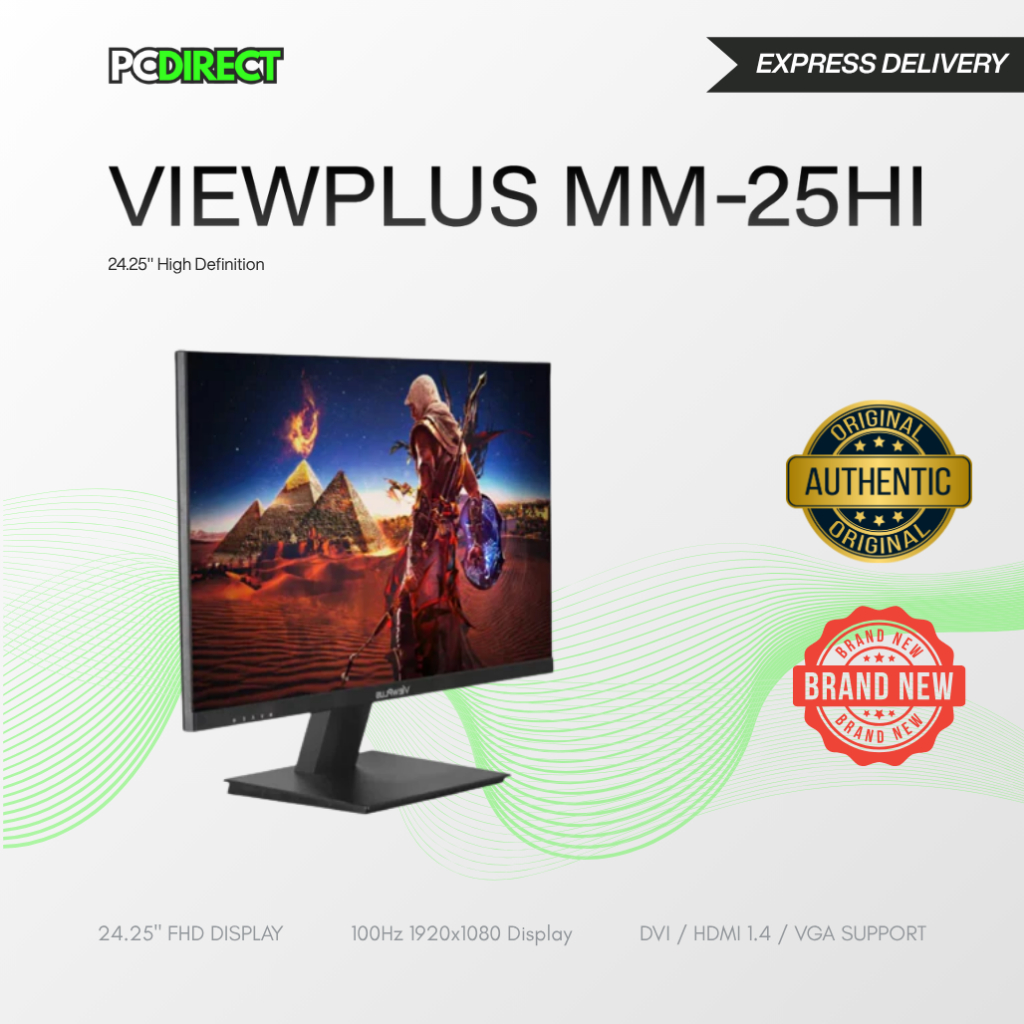 Viewplus MM‑25HI 24.5″ IPS Flat 165 Hz Gaming Monitor | Shopee Philippines
