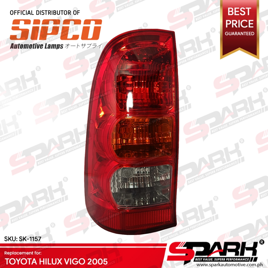 Tail Light Rear Lamp for Toyota Hilux Vigo 2006 - 2011 212-19K1-AE/UE ...