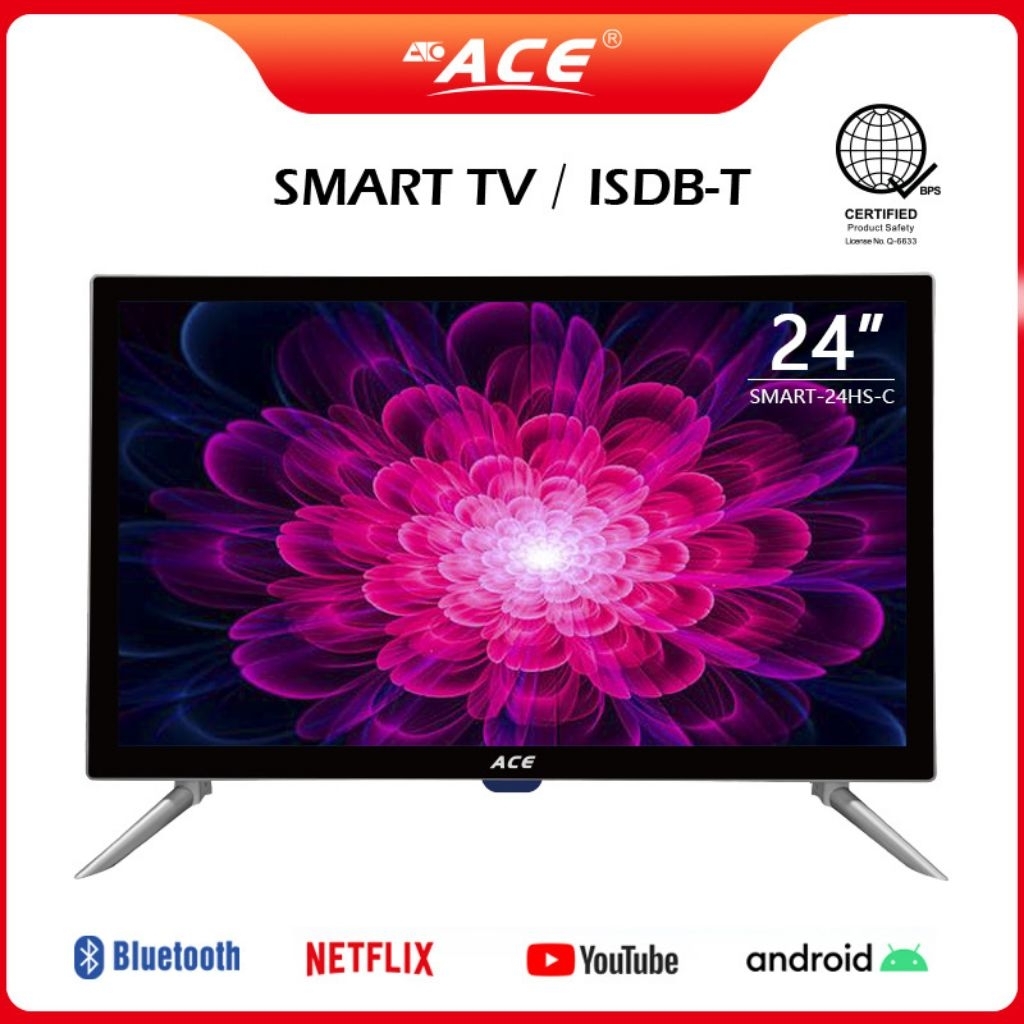 Ace 24" HS-C DIGITAL SMART TELEVISION ADROID 14 ISDB-T LED-802 | Shopee Philippines