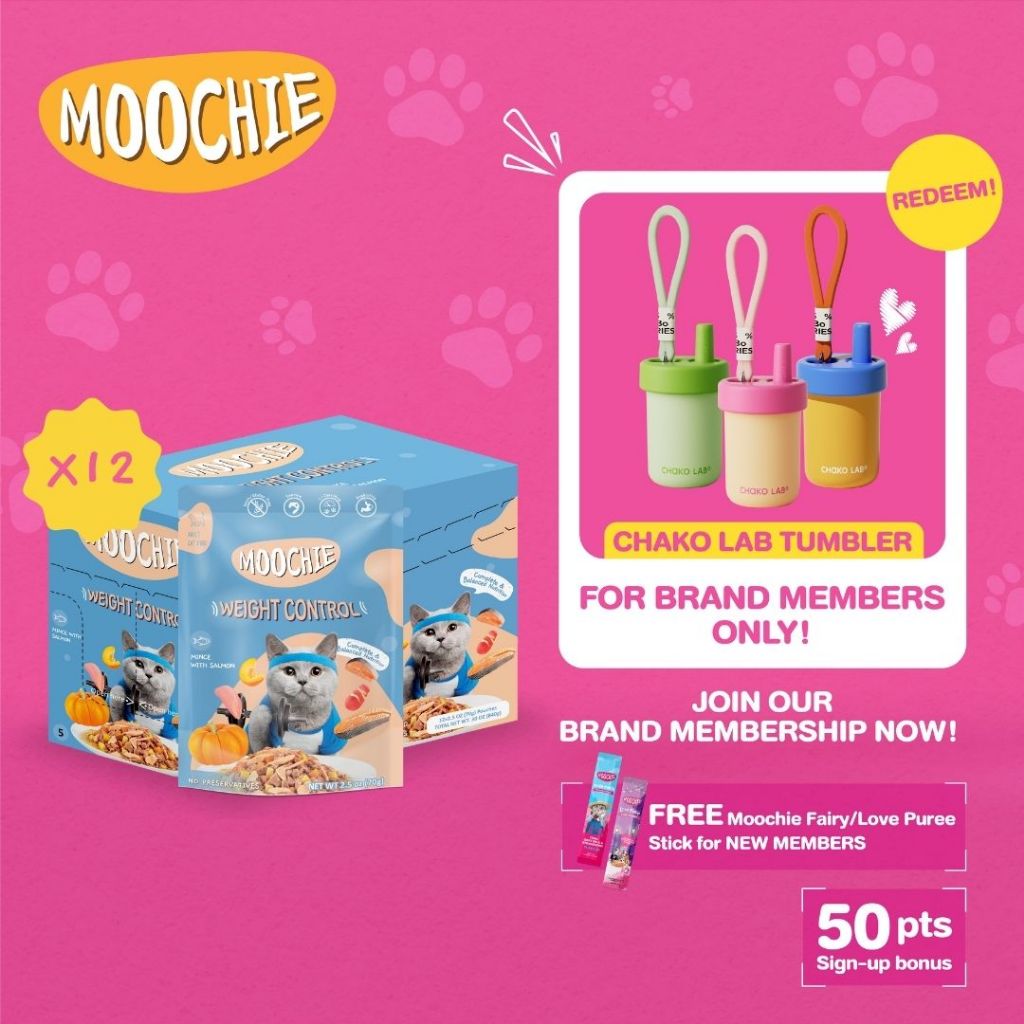 Moochie Value Box Wet Cat Food Mince Weight Control Salmon Flavor ...