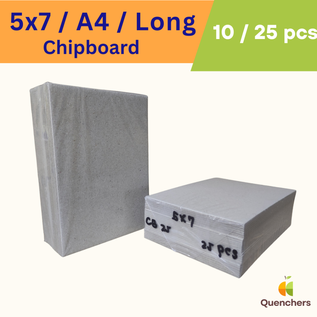 5x7, A4, Long Chipboard #30,25 | Shopee Philippines