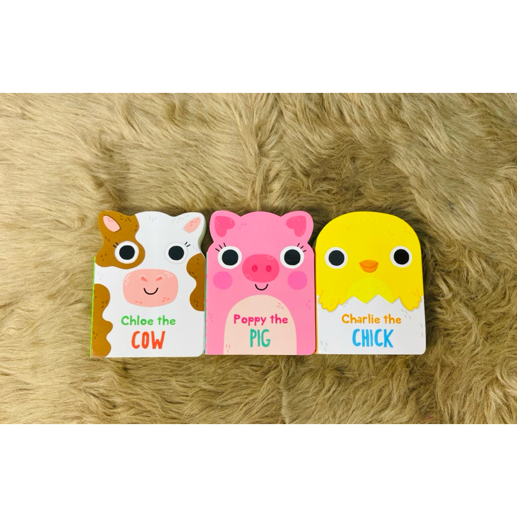 MINI BOARDBOOKS FOR KIDS ( POPPY THE PIG 3pcs ₱350) | Shopee Philippines