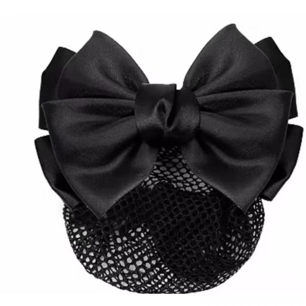 1PCS hairnet ribbon wtihnet office work restaurant clip with net ribbon ...