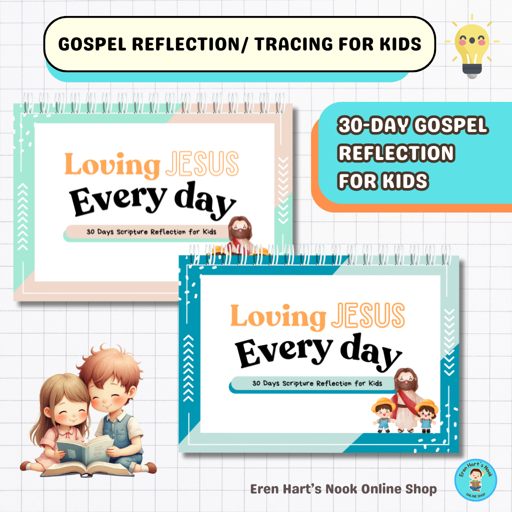GOSPEL/BIBLE REFLECTION FOR KIDS| CHRISTIAN WORKBOOK | Shopee Philippines
