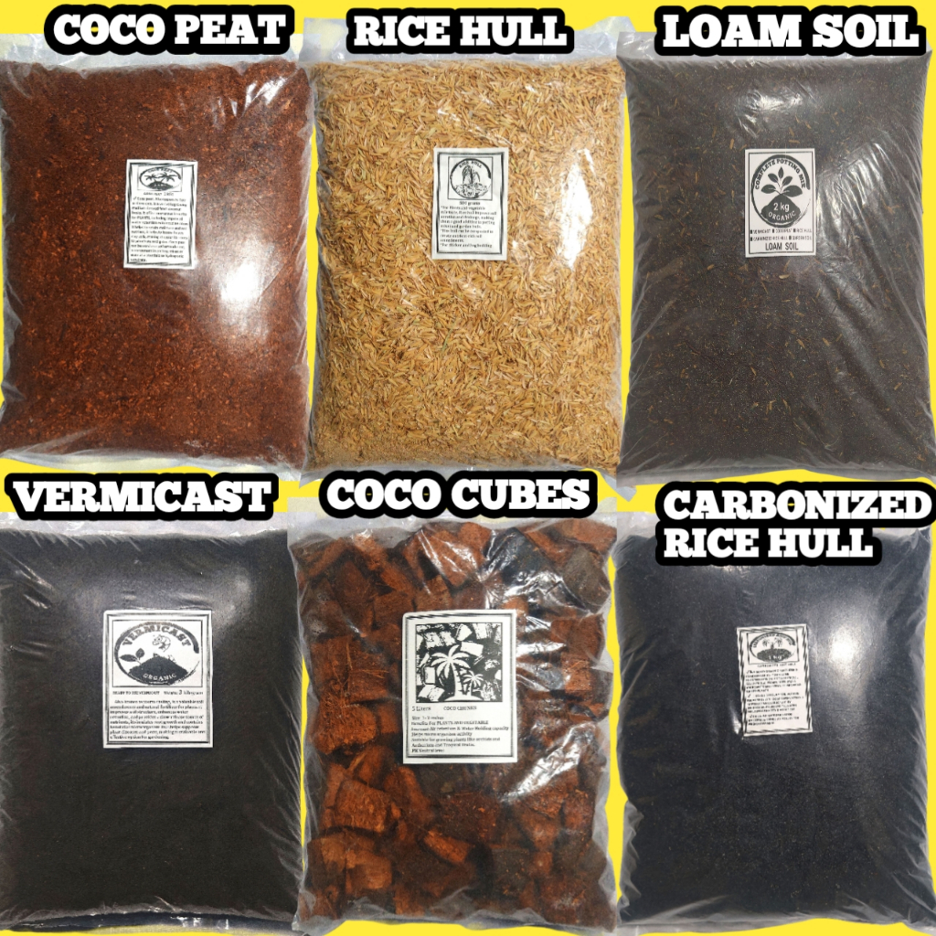 Soil Mix, Coco peat, rice hull,vermicas, carbonized rice hull, pure ...