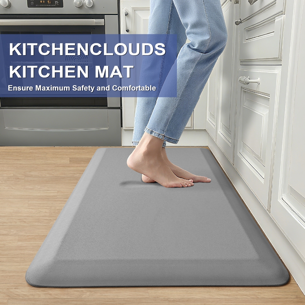Anti Fatigue Kitchen Mat Patungan PVC Stress Relief Pad Para sa Office ...