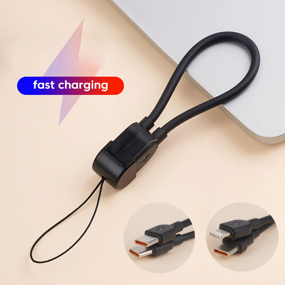 Portable 20w Fast Charge Cables Lanyard Type C Data Cable C-L Mobile ...
