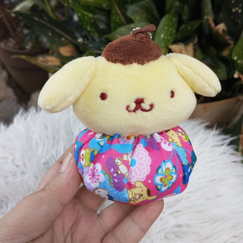 Pompompurin Bean Bag Mascot Ball Chain Plush Toy | Shopee Philippines