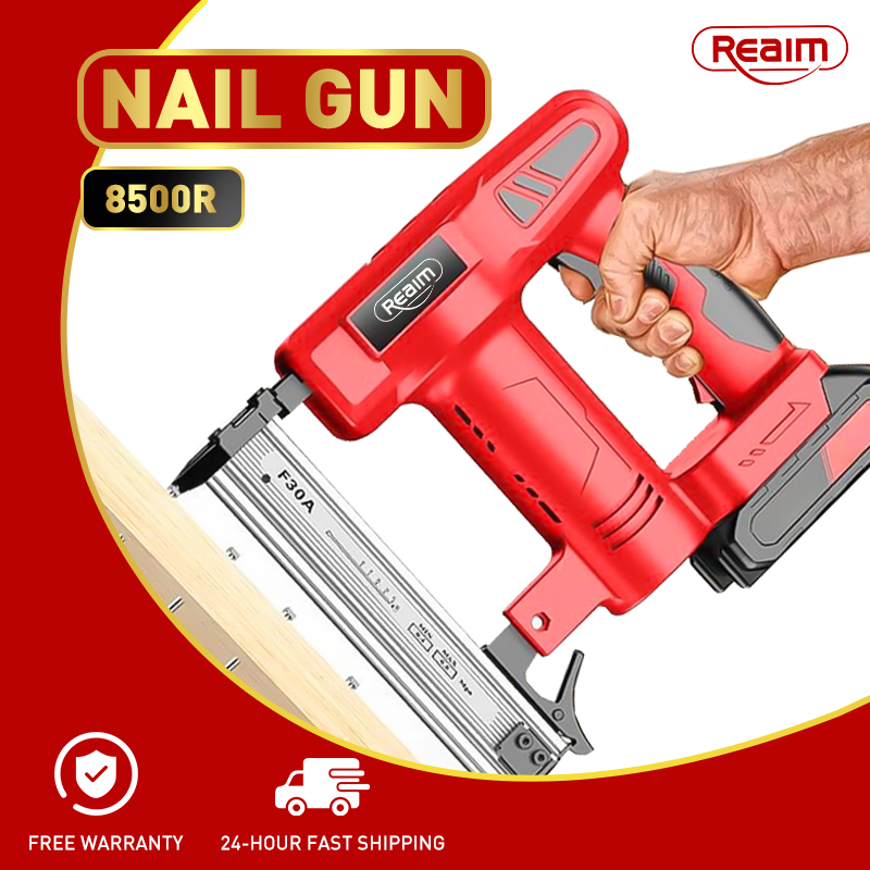 REIAM Electric Nail Gunner Heavy Duty Original Nail Gun F30 With ...