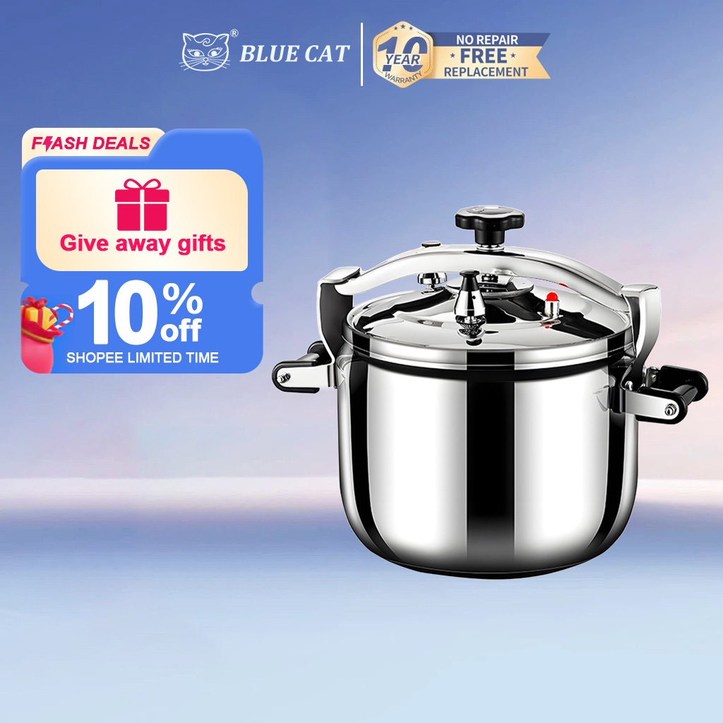 BLUE CAT Stainless Steel Explosion-Proof Pressure Cooker 26CM~44CM ...