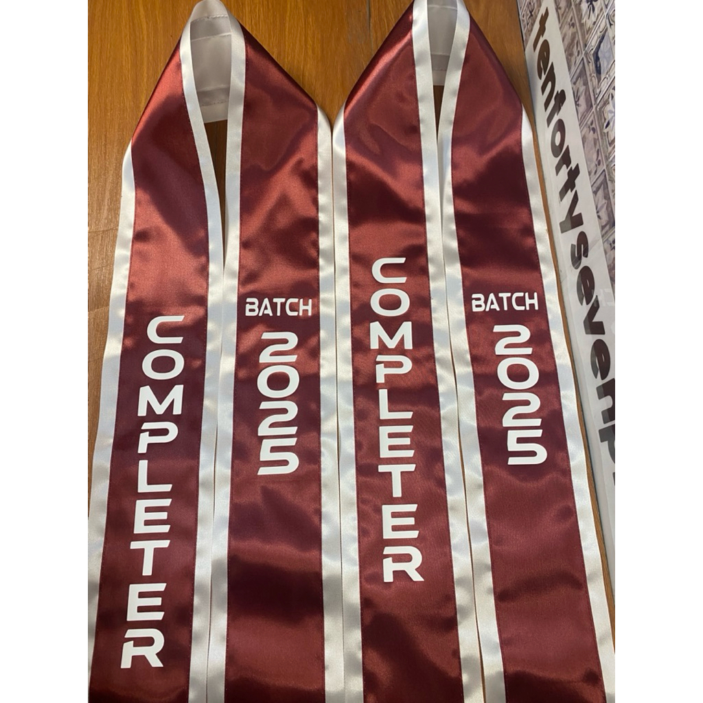 Graduation Completer Stole Sash School | Shopee Philippines