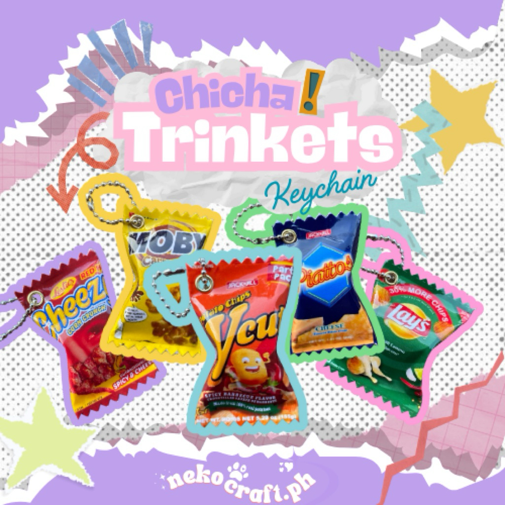 Trinkets Chips Keychain Chicha mini | Shopee Philippines