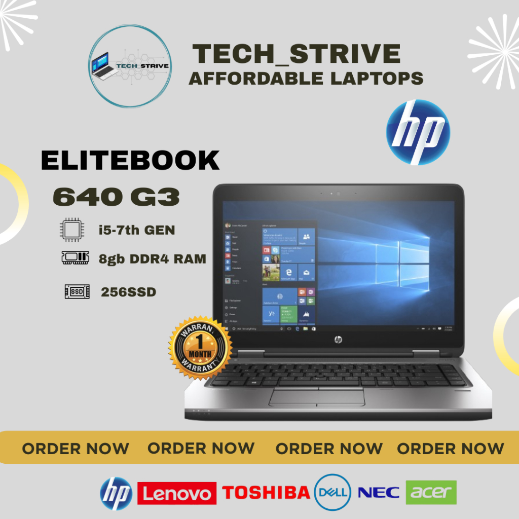 [Used]Laptop HP 440/640/840 | G3/G4/G5/G6/G8/G9 - i3/i5/i7 - 14" Touch and Non-Touch | Shopee ...