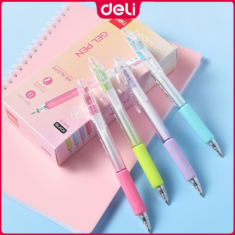 Deli New 0.5mm Ballpen Smooth Press Student Gel Pen Color Series 1Pc ...