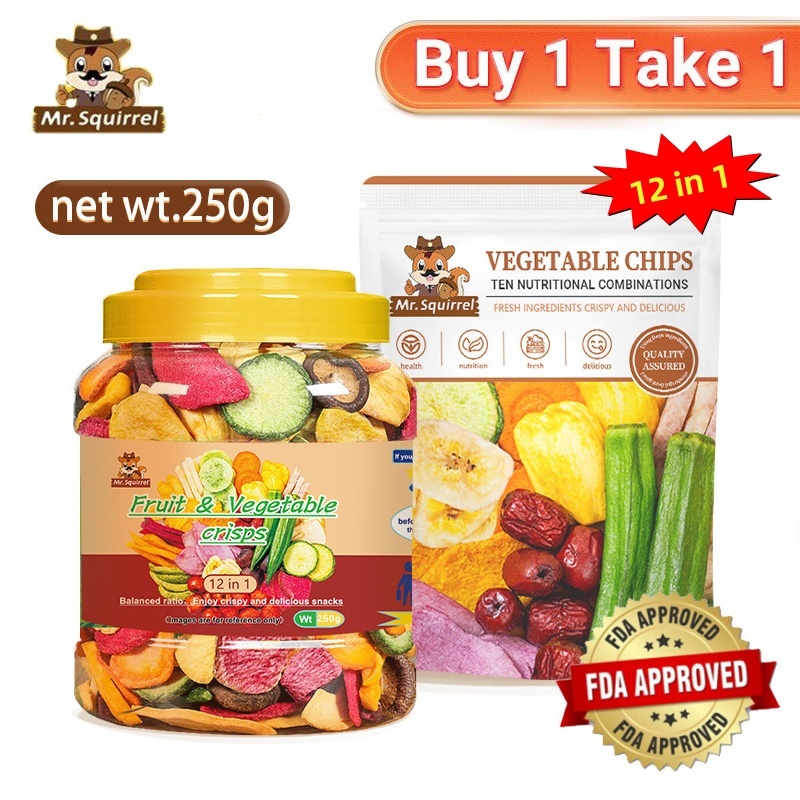 4 Cans Vegetable Chips 12 In 1 Mixed Fruits And Vegetables Chips Gulay ...