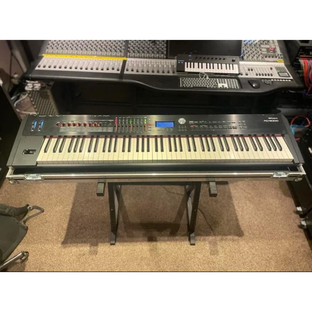 Roland RD-2000 88 Weighted Keys Digital Stage Piano With THON Flight ...