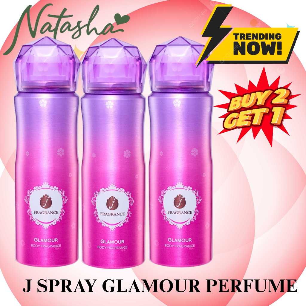 J Spray Glamour Perfume 60ml – Buy 2 Take 1 Long-Lasting Elegant ...