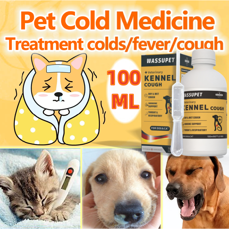 WASSUPET 100ml Dog Medicine For Cough Kennel Cough Cold Medicine For ...