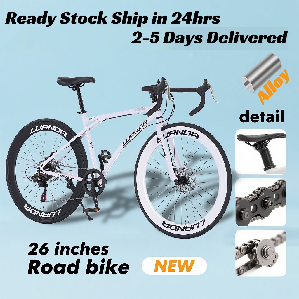 LUANDA Adult Road Bike/MTB/Fixie Bike 26 Inch High Carbon/Alloy Steel ...