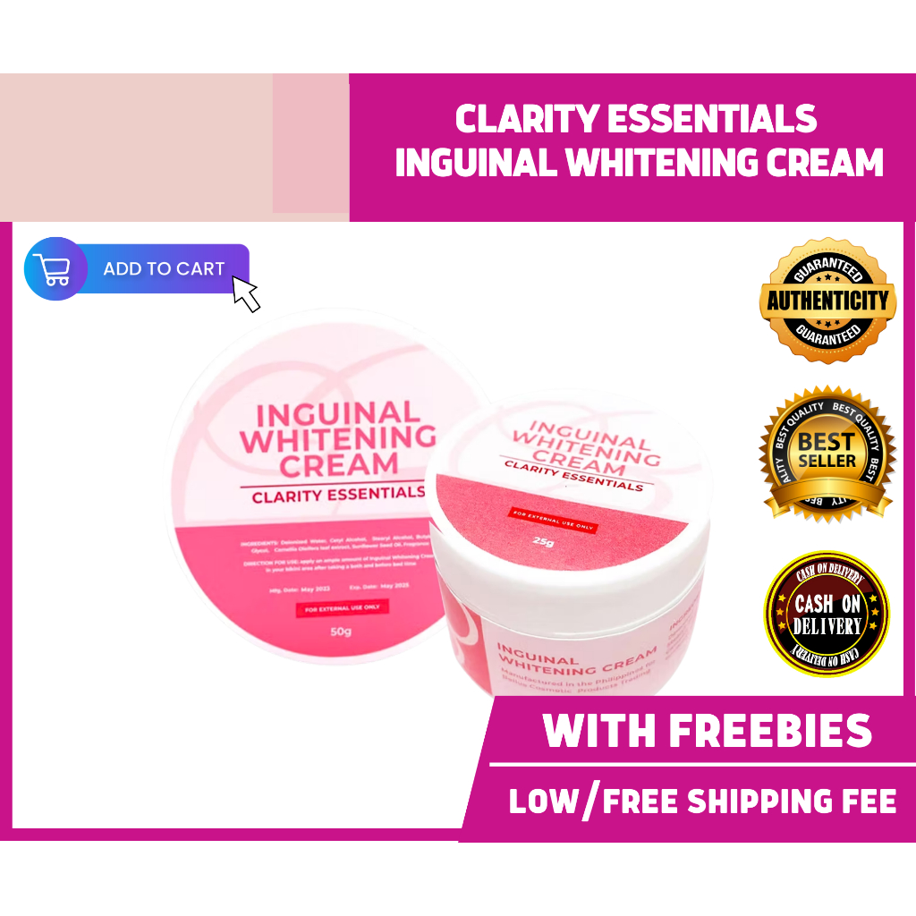 CLARITY ESSENTIALS INGUINAL WHITENING CREAM | Shopee Philippines