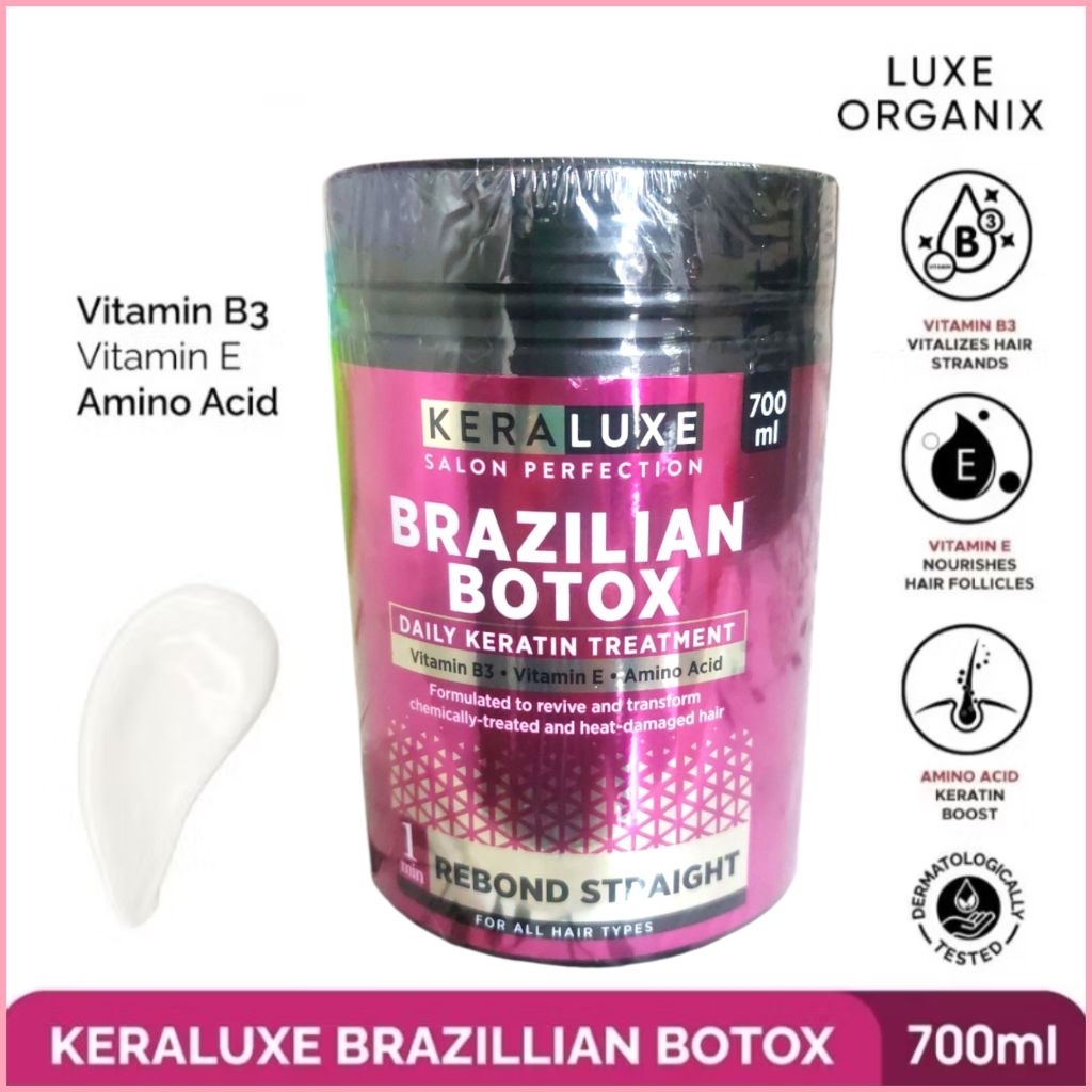 1PC KERA LUXE Brazilian Botox Daily Hair Keratin Treatment 700ml ...
