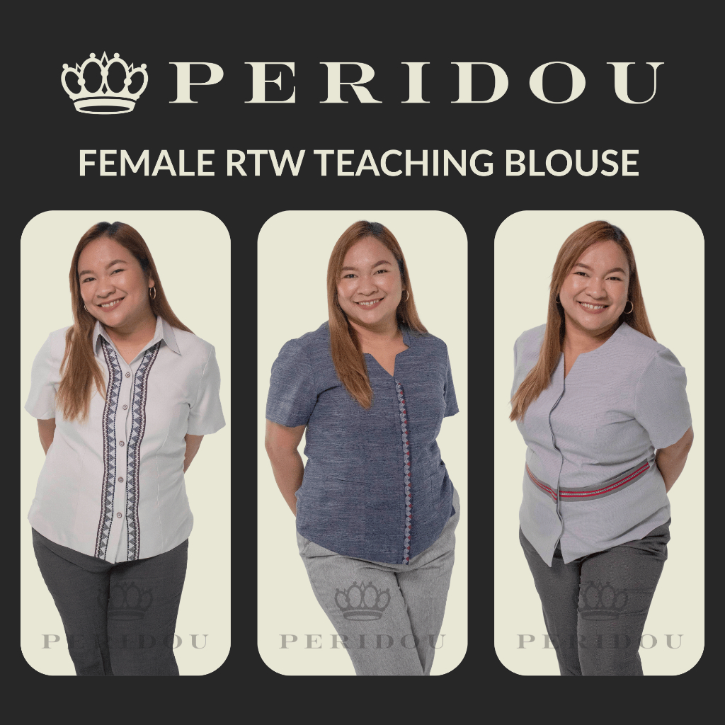 Peridou Female Ready-To-Wear Blouse Teaching Uniform | Shopee Philippines