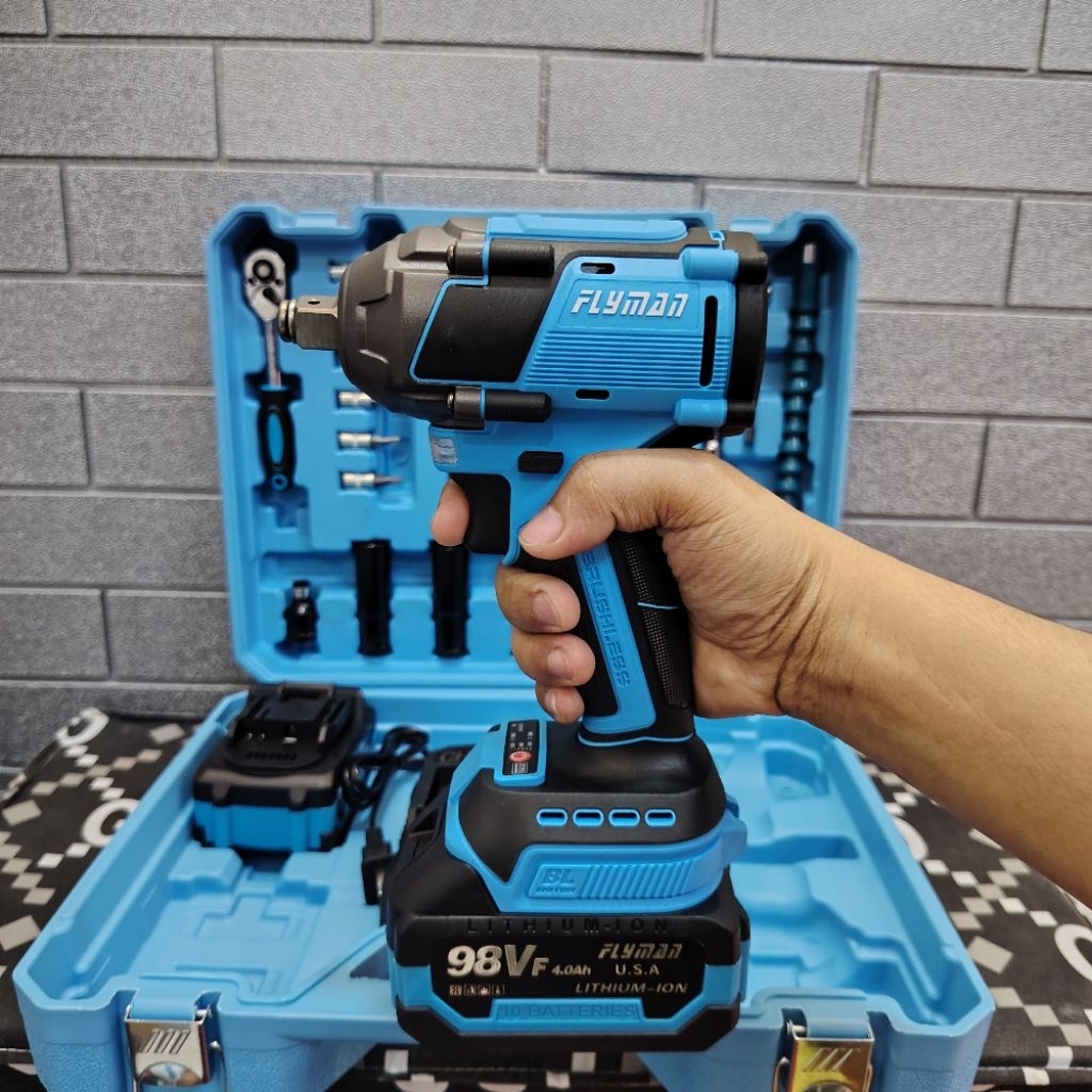 Flyman Original 44pcs Brushless / cordless Impact wrench | Shopee ...