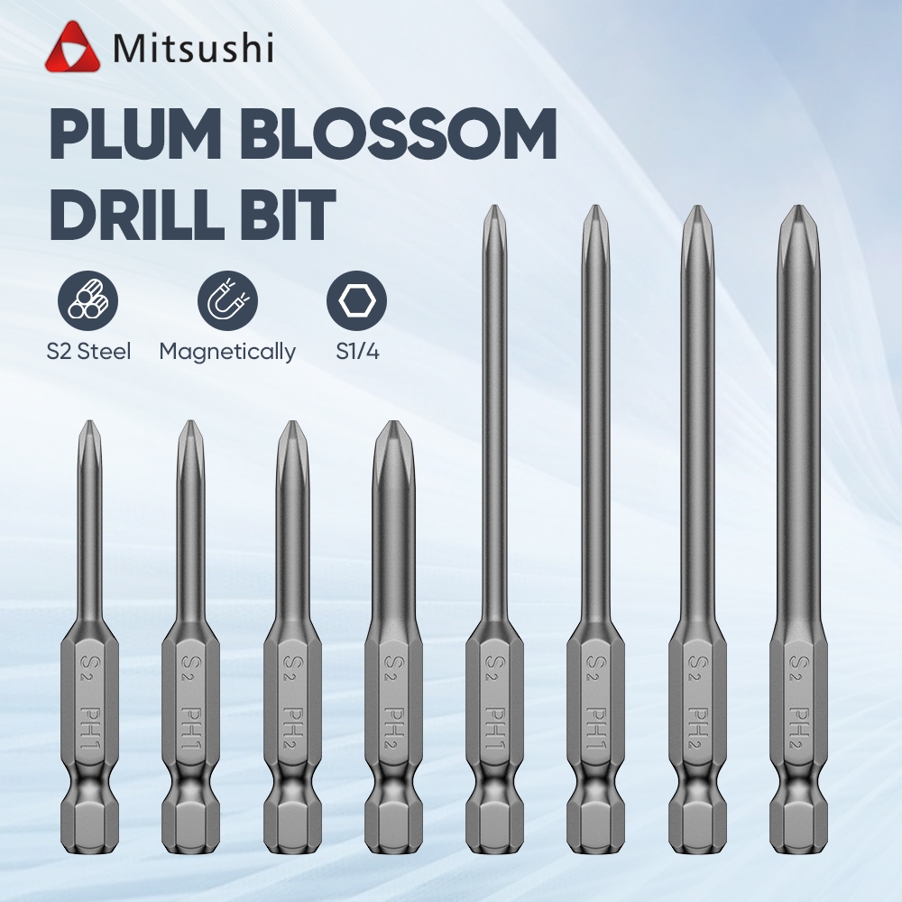 Mitsushi S2 Steel Magnetic Torx Screwdriver Bit Tamper Proof Star Drill ...