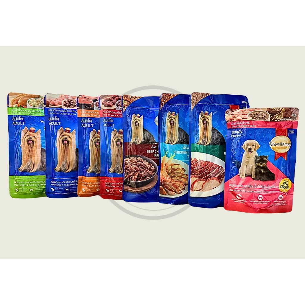 Smartheart Dog Food Pouch for Puppy or Adult | Shopee Philippines
