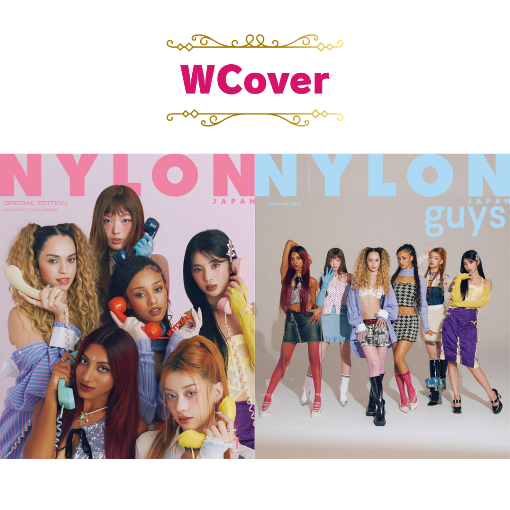 Brand-New NYLON JAPAN January 2025 Issue SPECIAL EDITION – W Cover ...