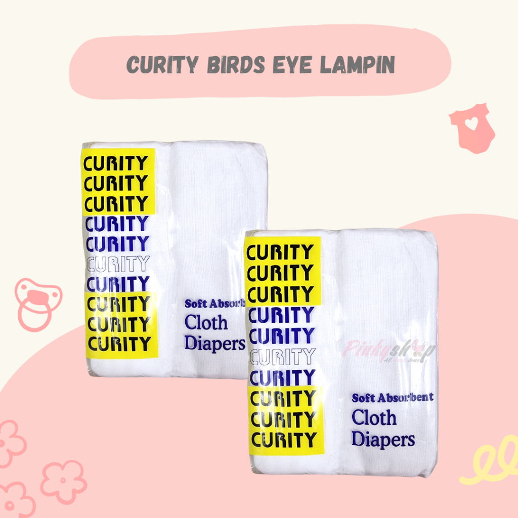 Curity Baby Newborn Gauze Lampin Cloth Diaper 6 or 12 | Shopee Philippines