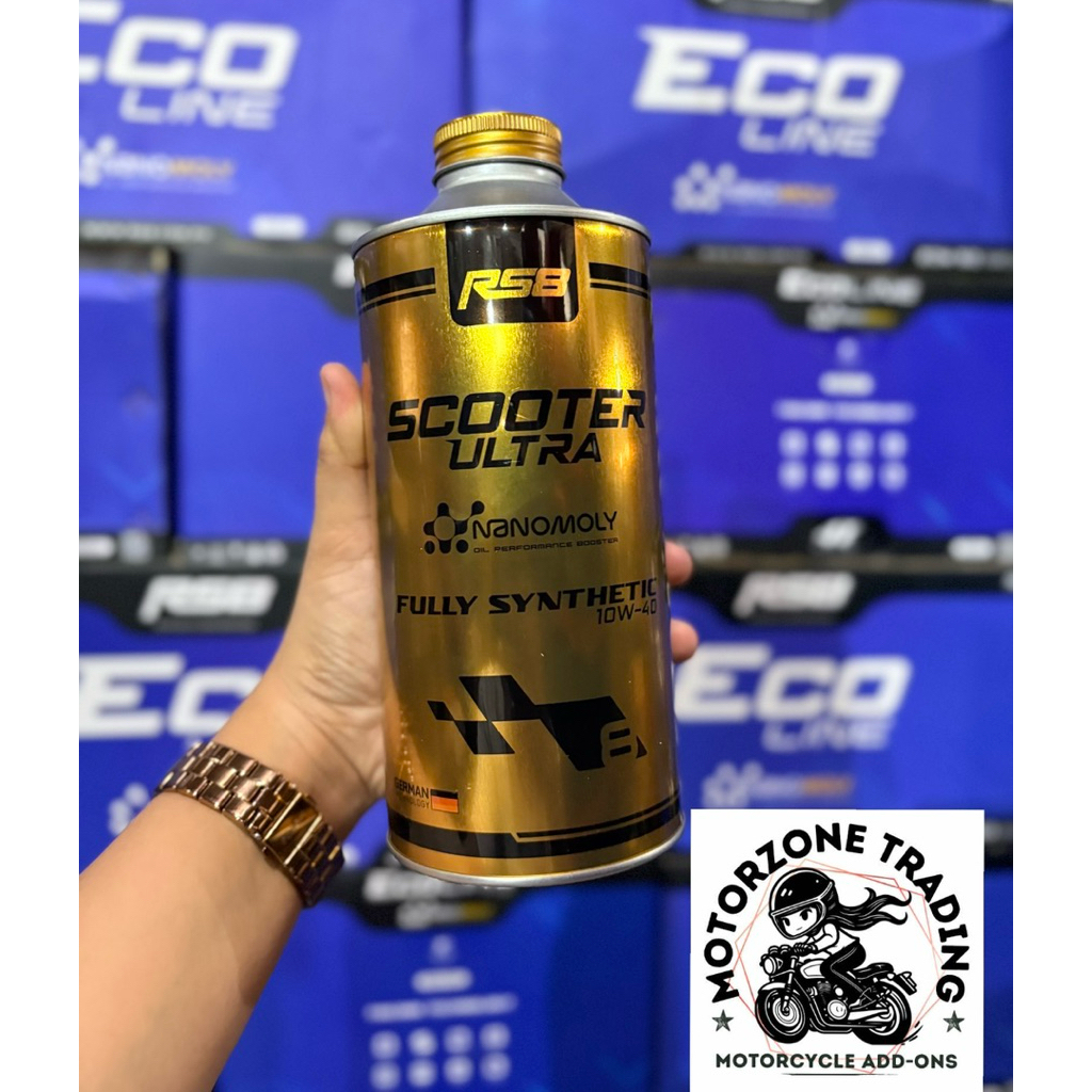 RS8 Ultra Scooter Nanomoly 800ml and 1Ltr. - Fully Synthetic | Shopee ...