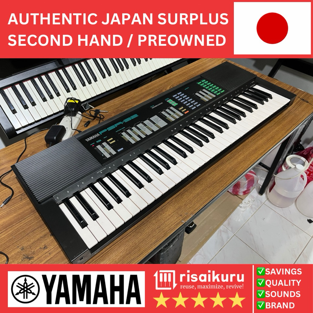 Yamaha PSR-32 Piano Keyboard Organ 61 Keys Synthesizer for Beginners ...