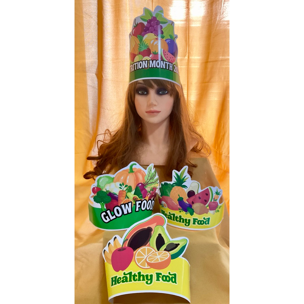 Cutesy Nutrition Month Headress Nutrition Month 2025|Fruit & Vegetables ...