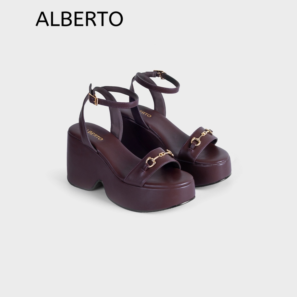 ALBERTO Women's Dany Platform Wedge Sandals | Shopee Philippines